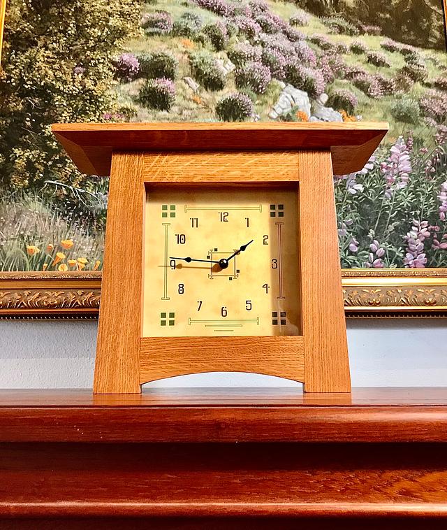 Mission Arts And Crafts Style Wall Clock - Woodworking Project by James ...