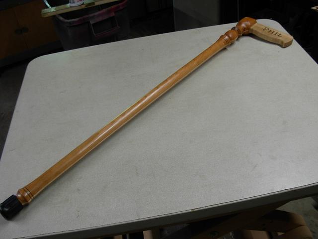 Phil's Cane - Woodworking Project by Jim Jakosh - Craftisian