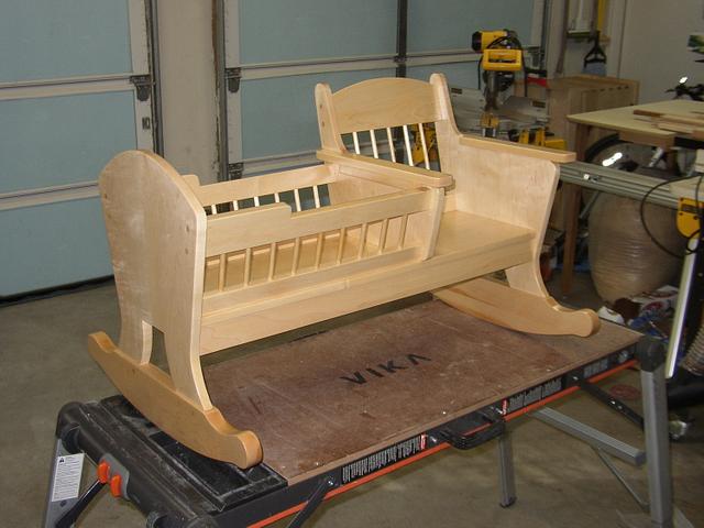 Rocking Cradle - Woodworking Project by MN Craftsman - Craftisian