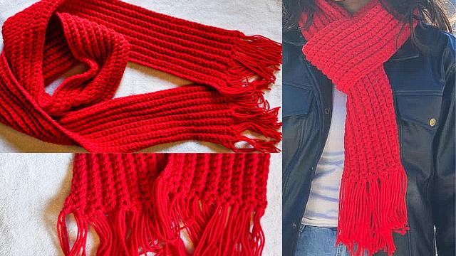 How To Make The Crochet Red Goblin Scarf - Needleworking Project by ...