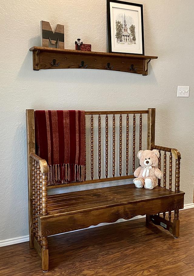 Repurposed Crib - Woodworking Project by John Morgan - Craftisian