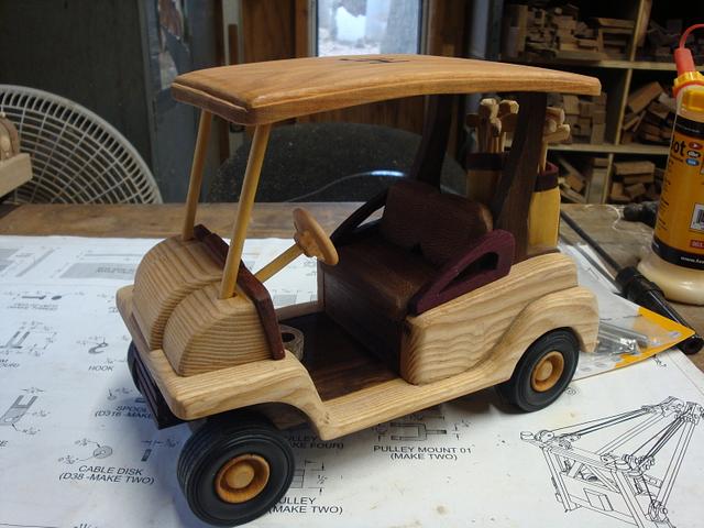 Golf Cart - Woodworking Project by GR8HUNTER - Craftisian