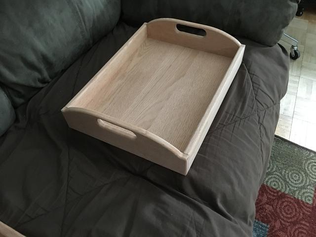 Breakfast serving tray - Woodworking Project by David A Sylvester ...