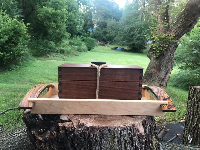 Tea Box and Serving Tray - Woodworking Project by HokieKen - Craftisian