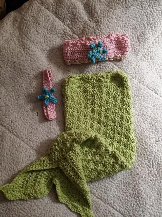 Arya's little mermaid costume!!!!!!! - Needleworking Project by leslee ...