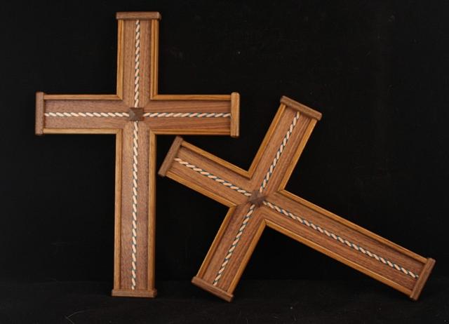 Easter Inlay Crosses - Woodworking Project by SplinterGroup - Craftisian