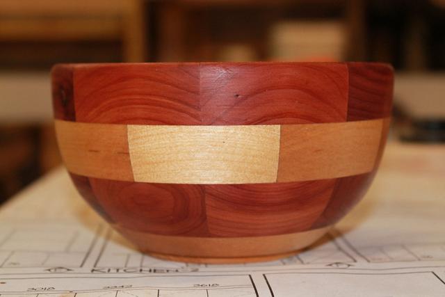 Segmented Bowl - Woodworking Project by Right Angle Woodworks - Craftisian