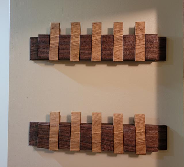 Cap "piano" rack - Woodworking Project by BB1 - Craftisian