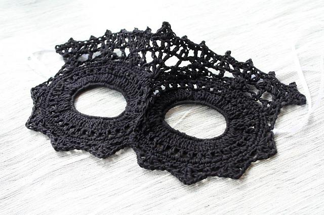 Crochet Mask - Needleworking Project by aureliaslittleroom - Craftisian
