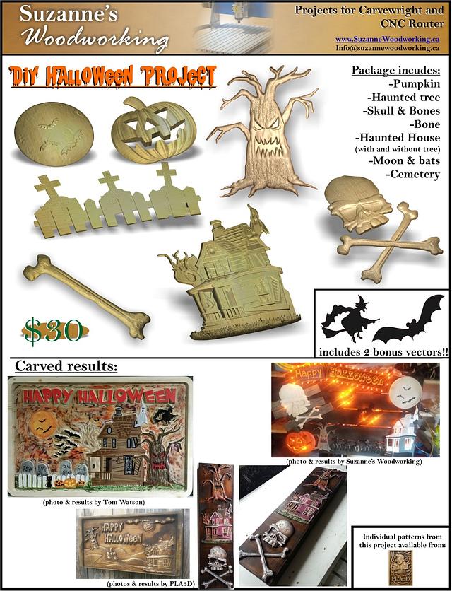 DIY Halloween Project - Woodworking Project by CNC Craze - Craftisian