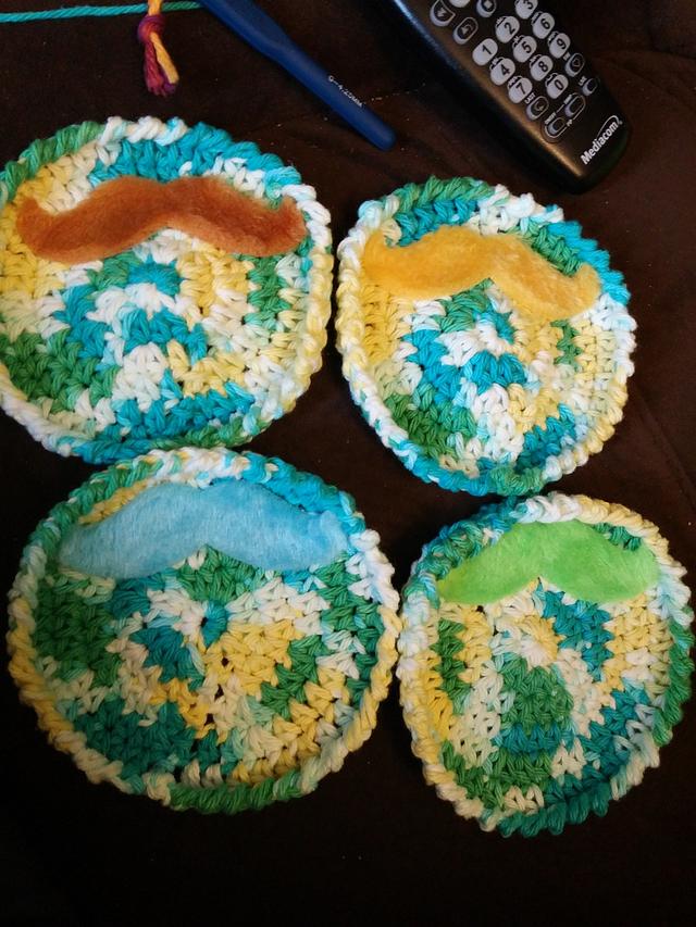 Moustache creations - Needleworking Project by Down Home Crochet ...