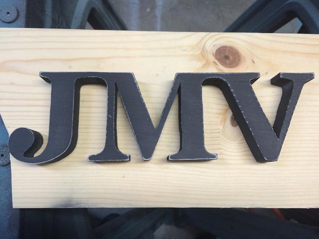 Initials - Woodworking Project by TonyCan - Craftisian