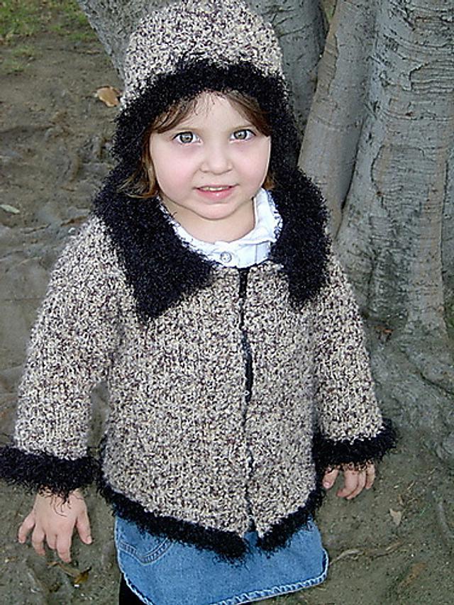 Little Leopard Tunisian Crochet Jacket and Crochet Hat - Needleworking ...