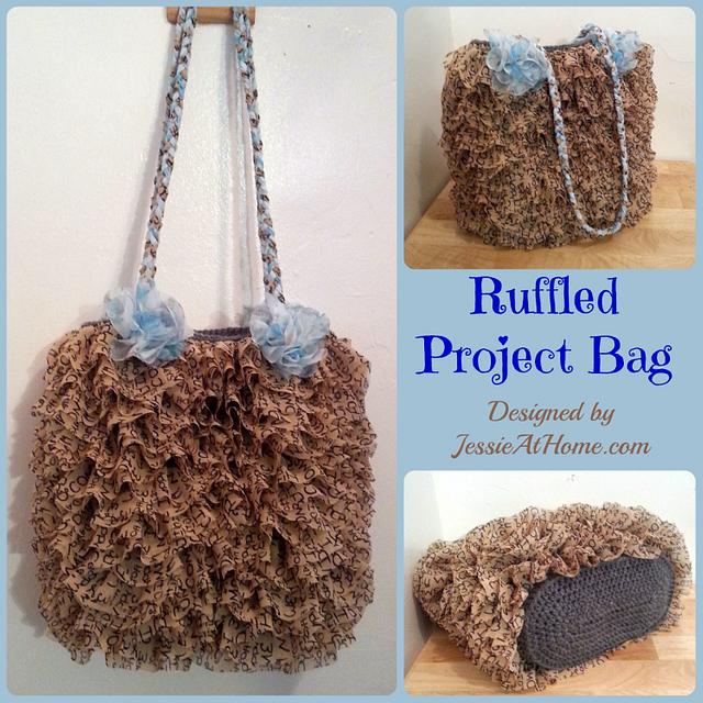 Ruffled Project Bag - Needleworking Project by JessieAtHome - Craftisian