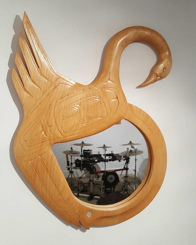 Swan mirror - Woodworking Project by WestCoast Arts - Craftisian