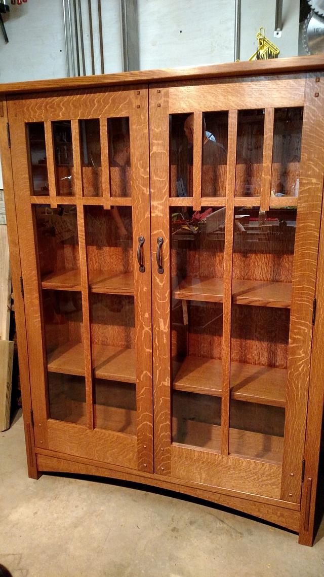 Mission style Bookcase - Woodworking Project by kenmitzjr - Craftisian