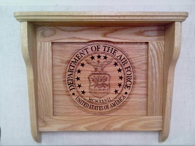 Our newest Military shelf - Woodworking Project by Rickswoodworks ...