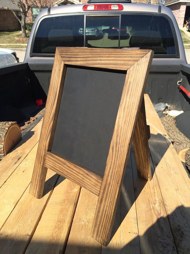 Mini chalkboard - Woodworking Project by TonyCan - Craftisian
