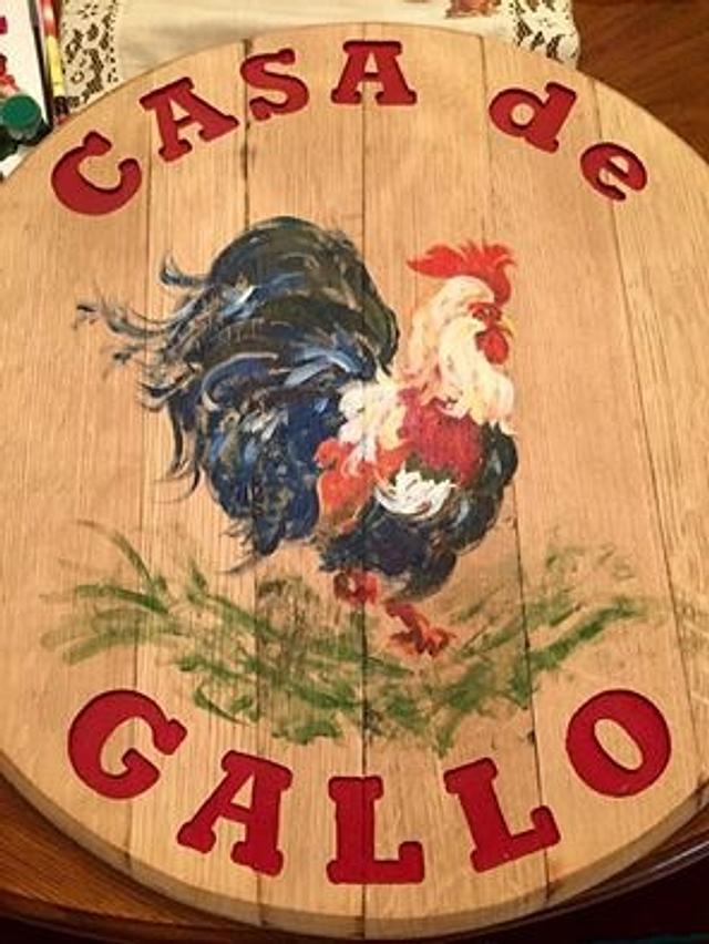 Re-purposed Whiskey Barrel Bottom: Finished Product - Woodworking ...