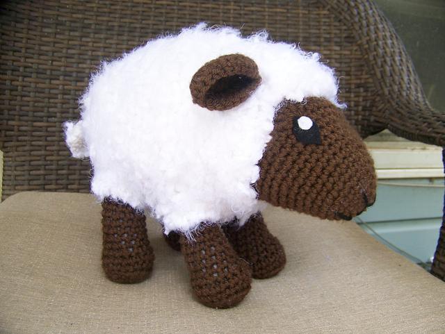 Fuzzy sheep - Needleworking Project by Erika - Craftisian
