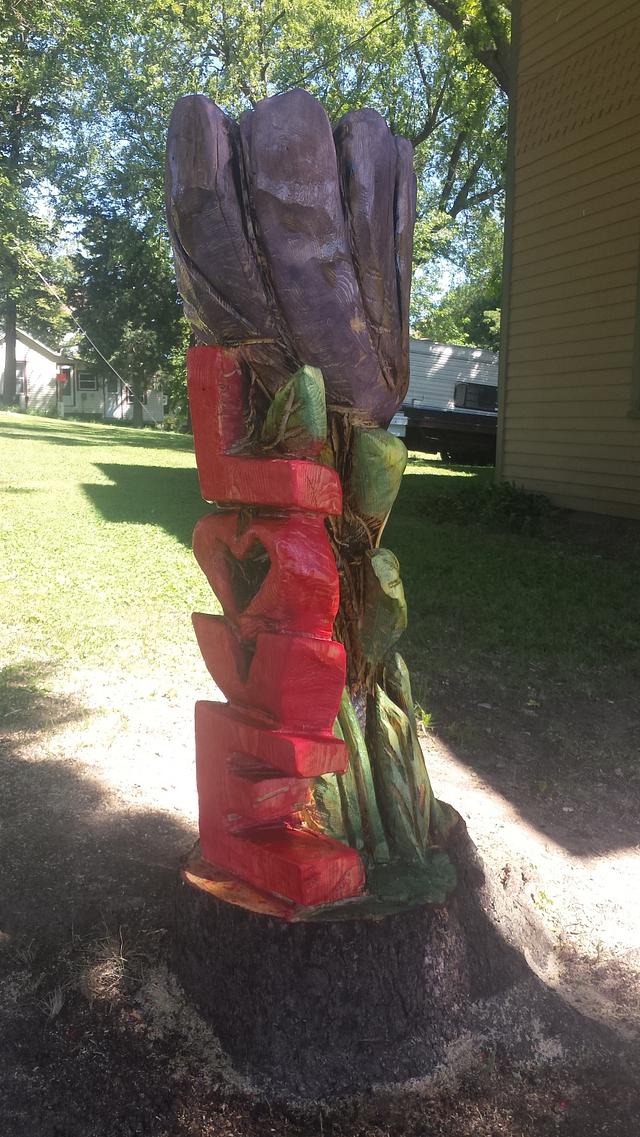 stump carving - Woodworking Project by Carvings by Levi - Craftisian