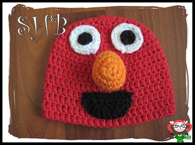Elmo The Red Guy Crochet Hat - Needleworking Project by Heather Macias ...