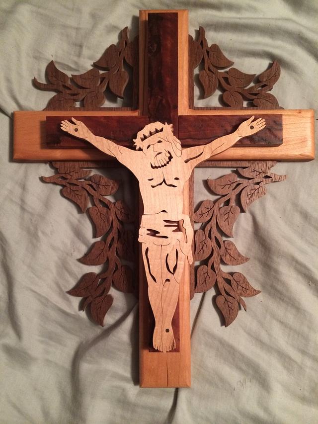 The crucifix - Woodworking Project by Corey - Craftisian