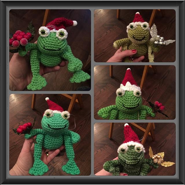 Christmas Frog Ornaments - Needleworking Project by Alana Judah ...