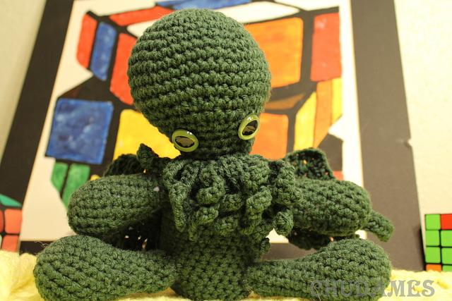 Cuddly Cthulhu - Needleworking Project by Chudames - Craftisian
