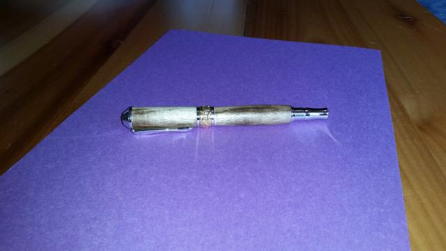 Broadwell Nouveau Sceptre Pen - Woodworking Project by David Roberts ...