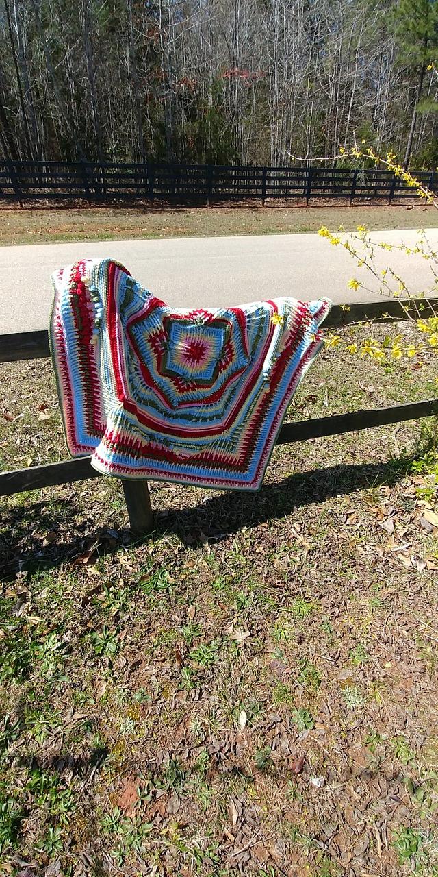 Cath KIdston inspired Elements throw - Needleworking Project by ...