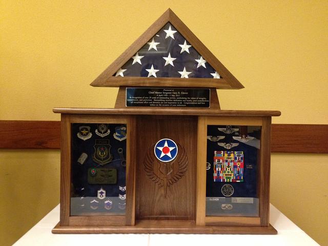 Military Shadow Box & Table - Woodworking Project by WORM - Craftisian