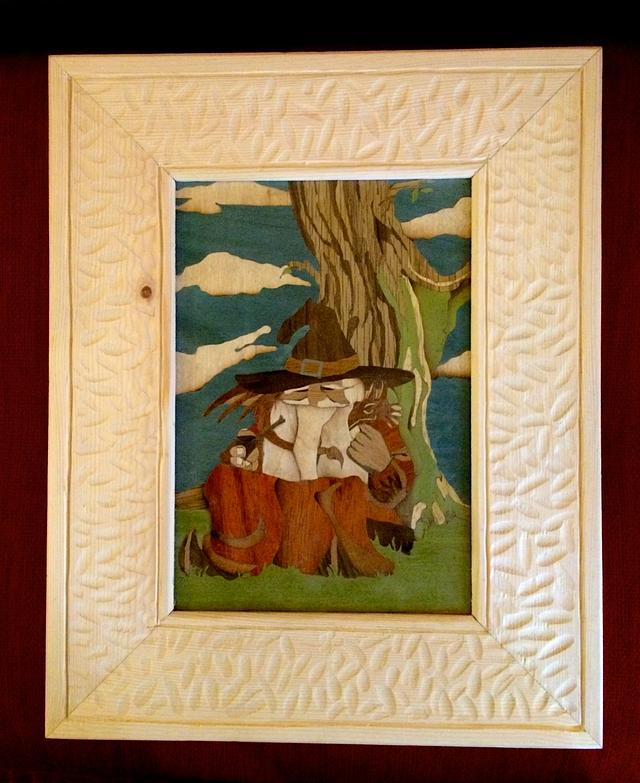 A frame for my Wizard Marquetry - Woodworking Project by Mike40 ...