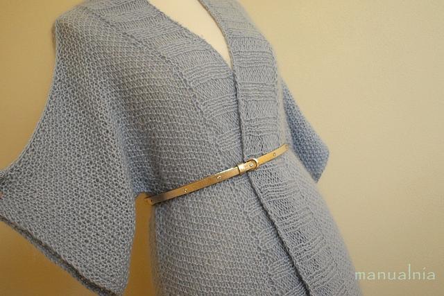 Ice Blue kimono - Needleworking Project by Manualnia - Craftisian