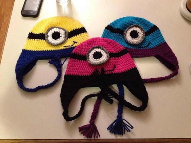 Minion Hats - Needleworking Project by Aunty Bri's Crafts - Craftisian