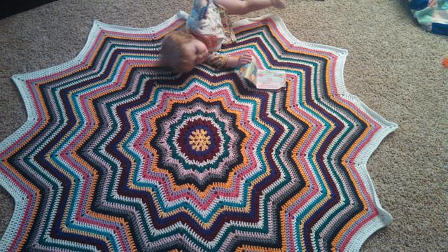 Annabelle's round ripple - Needleworking Project by Momma Bass - Craftisian