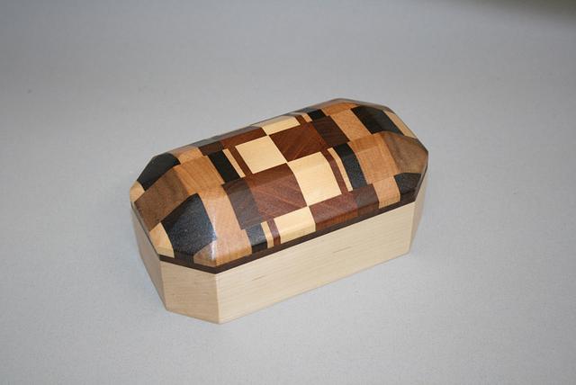 Multi-wood Octagon Box - Woodworking Project by Roger Gaborski - Craftisian