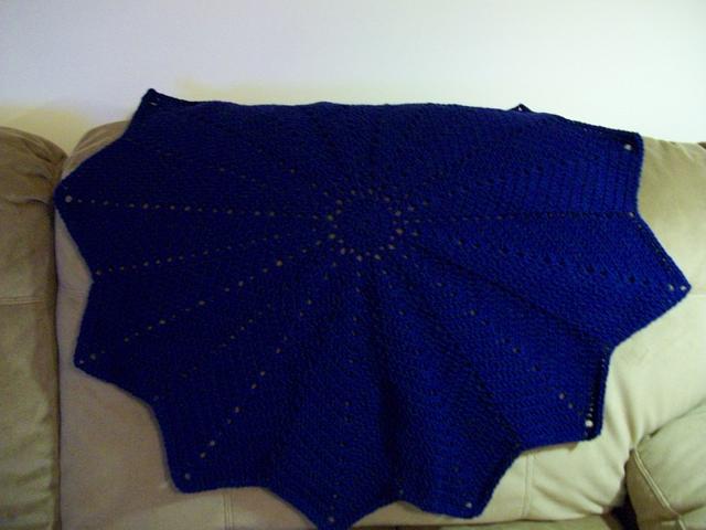 Blue Round Ripple - Needleworking Project by Deena - Craftisian