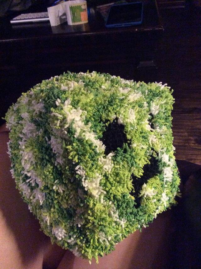 Creeper Cube - Needleworking Project by Laurie - Craftisian