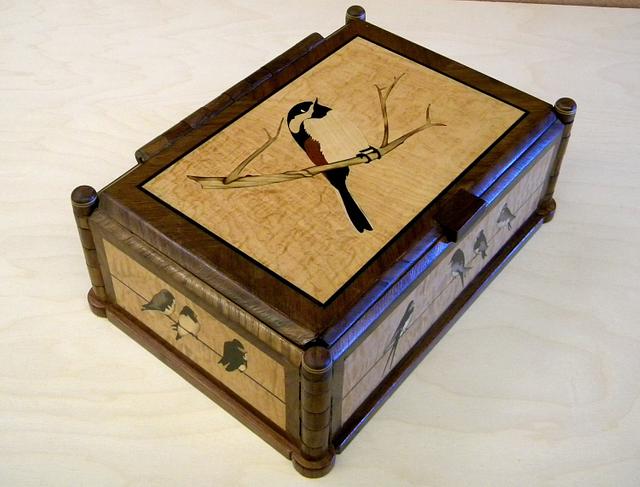 Birds and Bees, A Reversible Marquetry Box - Woodworking Project by ...