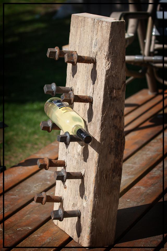 Wine Rack - Woodworking Project by Railway Junk Creations - Craftisian