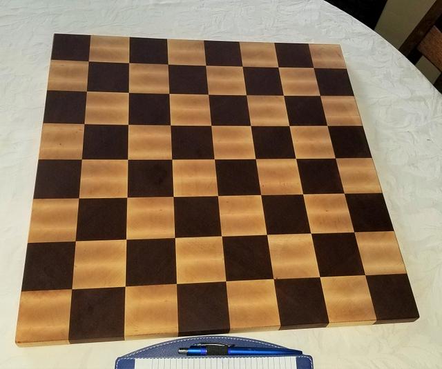 Checker or chess board. - Woodworking Project by mark ...