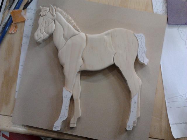 Colt Intarsia Woodworking Project By Debbie Tasa Craftisian