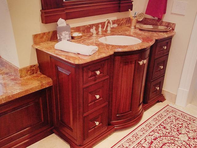 Mahogany Bathroom Cabinetry - Woodworking Project by Steve66 - Craftisian