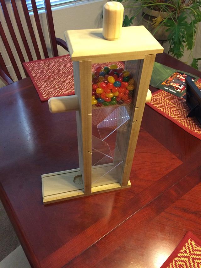 Candy Dispenser - Woodworking Project by TonyCan - Craftisian