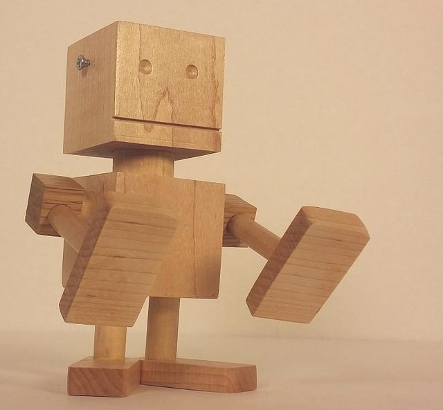 Scrapwood Project - Robot Phone Stand - Woodworking Project by David E ...
