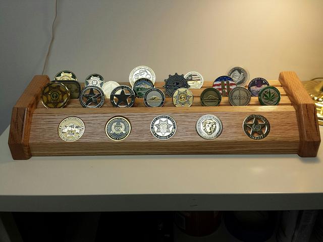 Challenge Coin Display - Woodworking Project by Tim - Craftisian