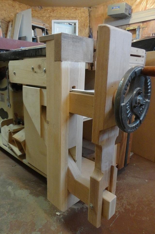 LEG VISE_KIEFER KNEE VISE - Woodworking Project by kiefer - Craftisian