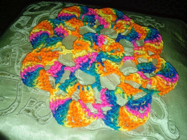 colorful doily - Needleworking Project by kendra - Craftisian