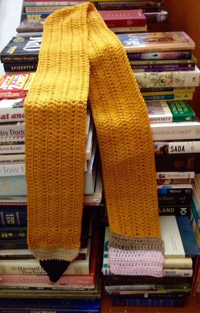 Pencil Scarf - Needleworking Project by Terri - Craftisian
